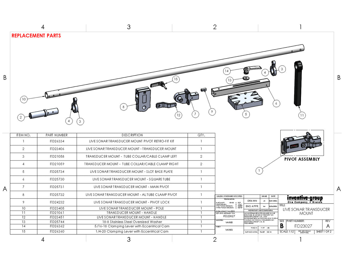 Live Sonar Transducer Pole System – Fish Fighter® Products