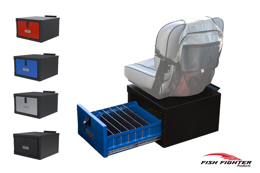 Guide Series™ Boat Seat Box with Slide Out Drawer – Fish Fighter® Products